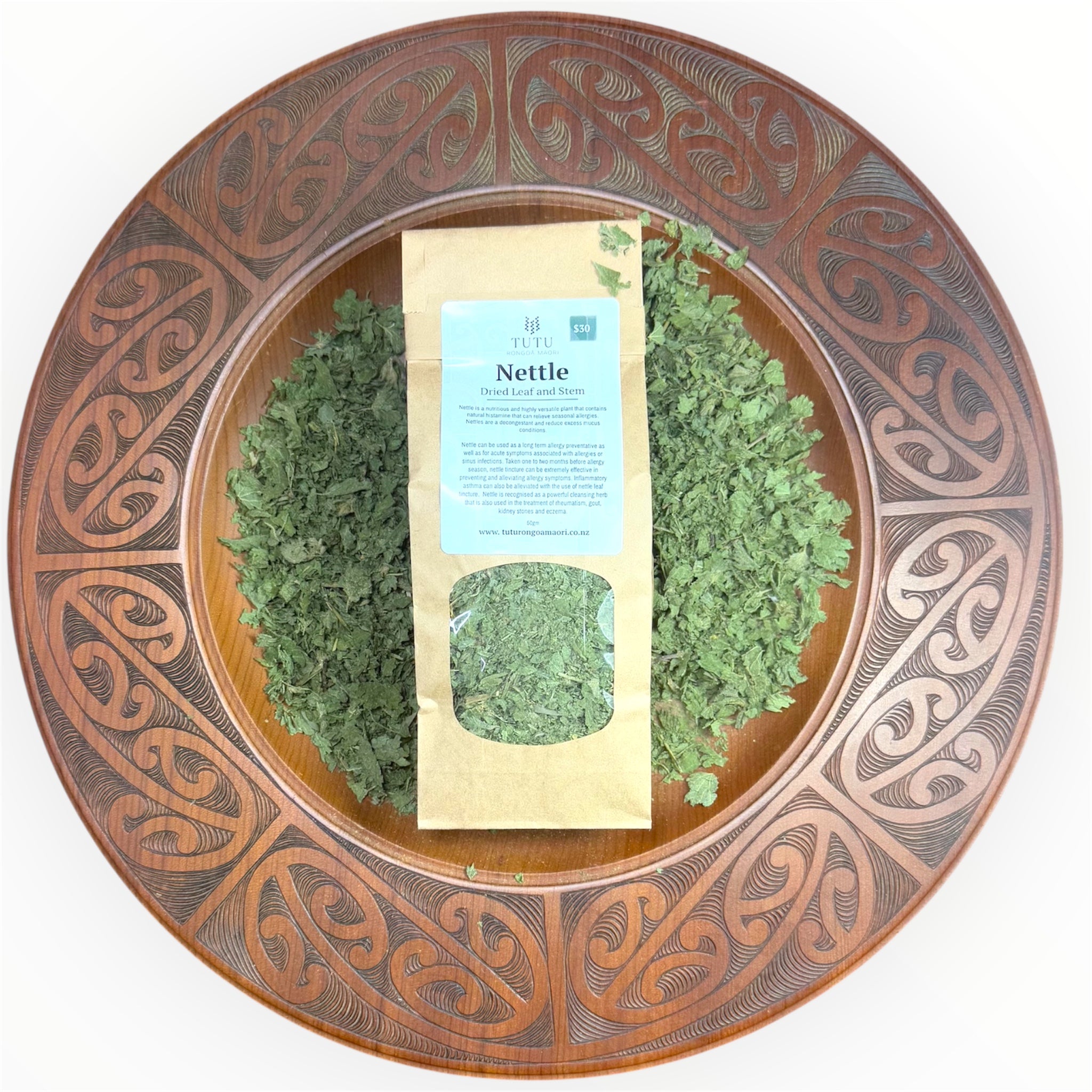 DRIED NETTLE LEAF & STEM – TUTU RONGOĀ MĀORI