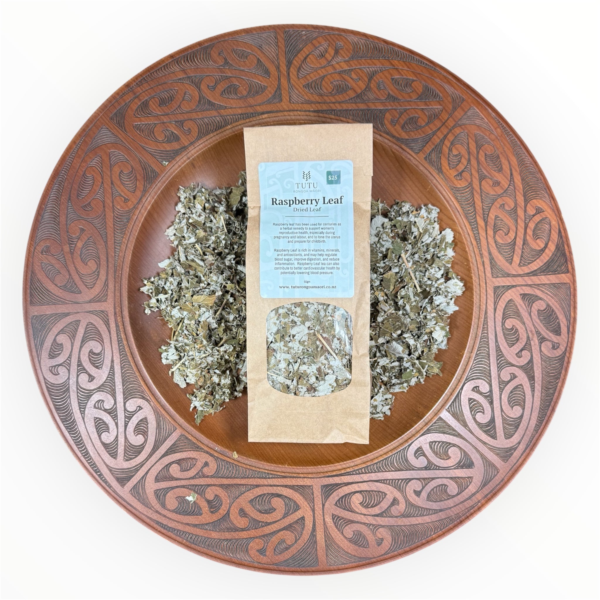 DRIED RASPBERRY LEAF & STEM – TUTU RONGOĀ MĀORI