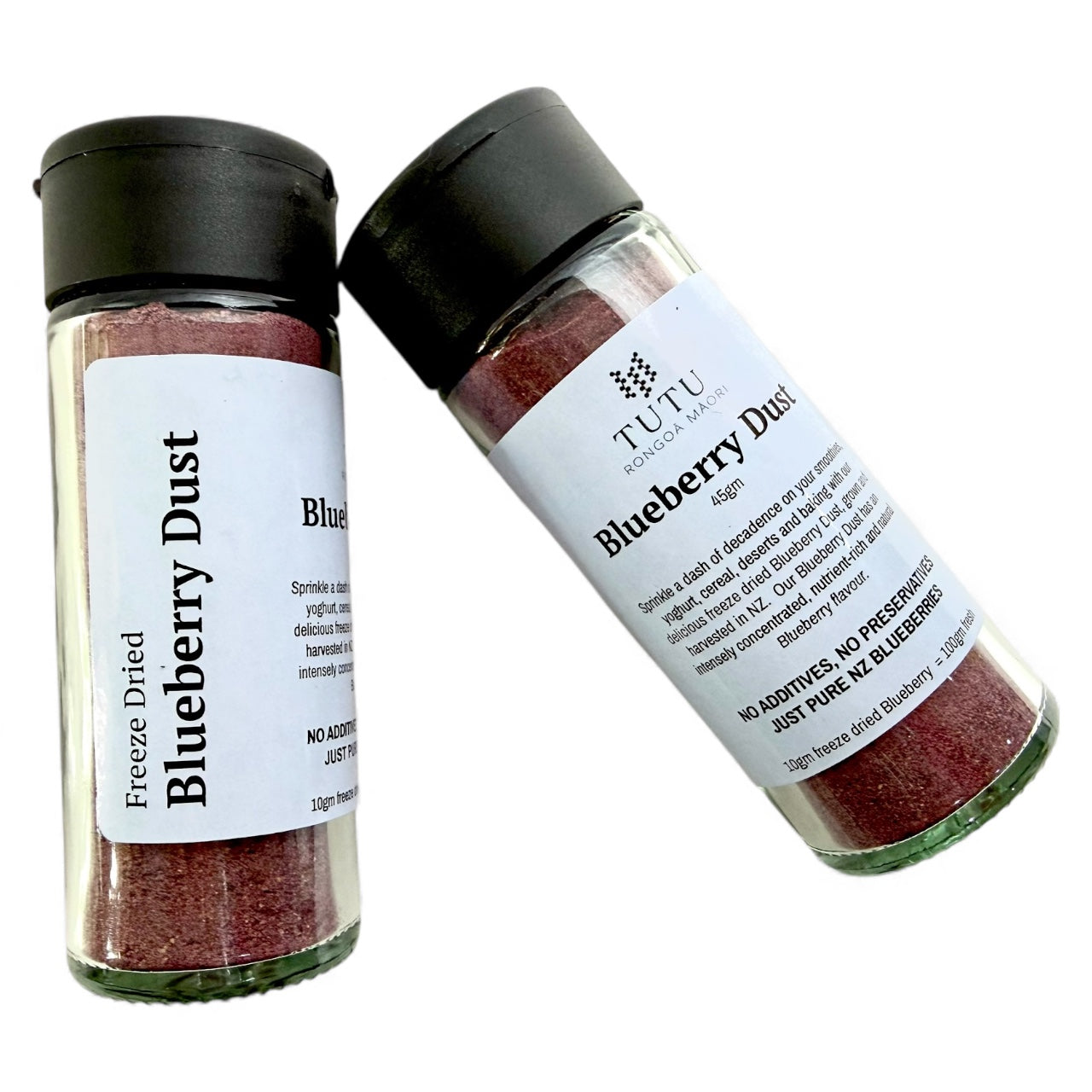 Freeze Dried NZ Blueberry Dust – TUTU RONGOĀ MĀORI
