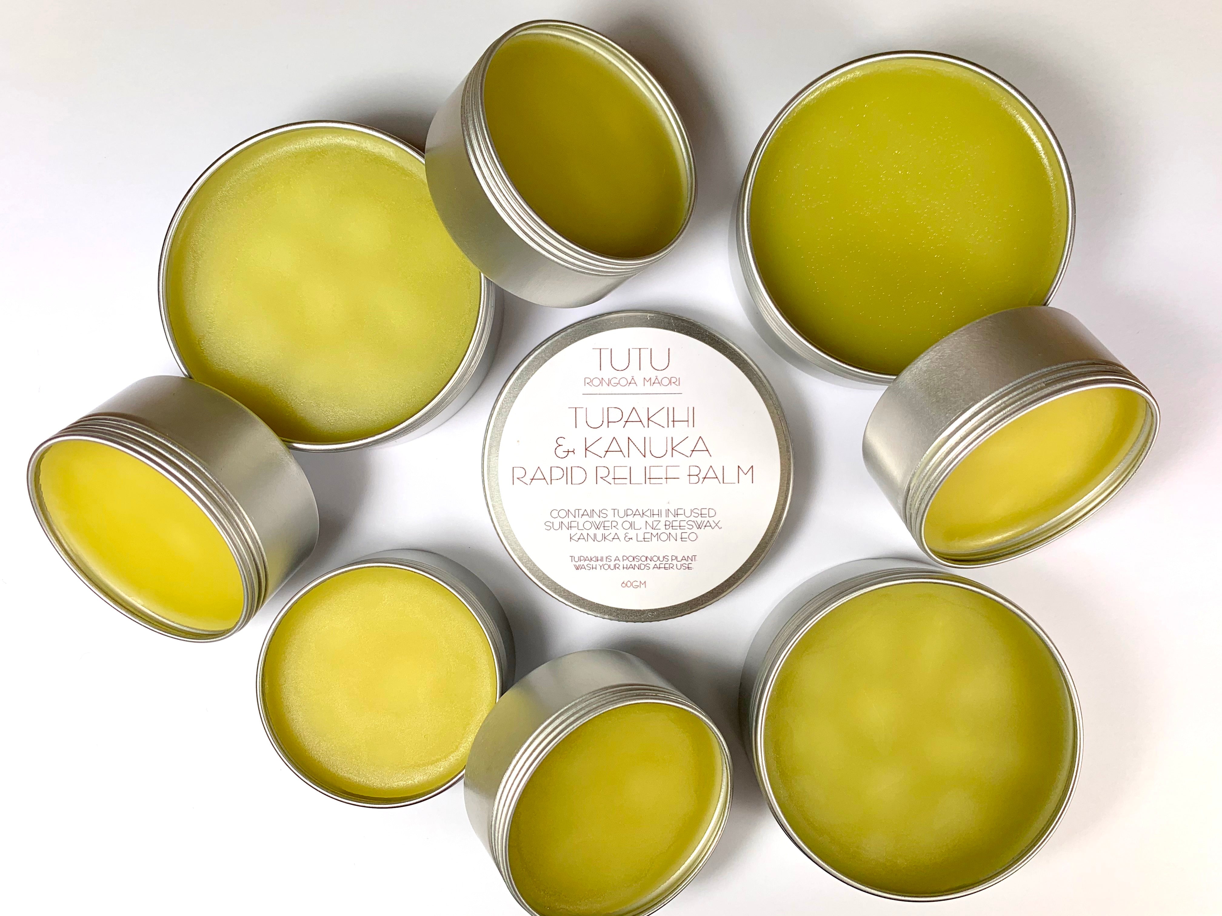TŪPĀKIHI & KĀNUKA - RAPID RELIEF BALM – TUTU RONGOĀ MĀORI