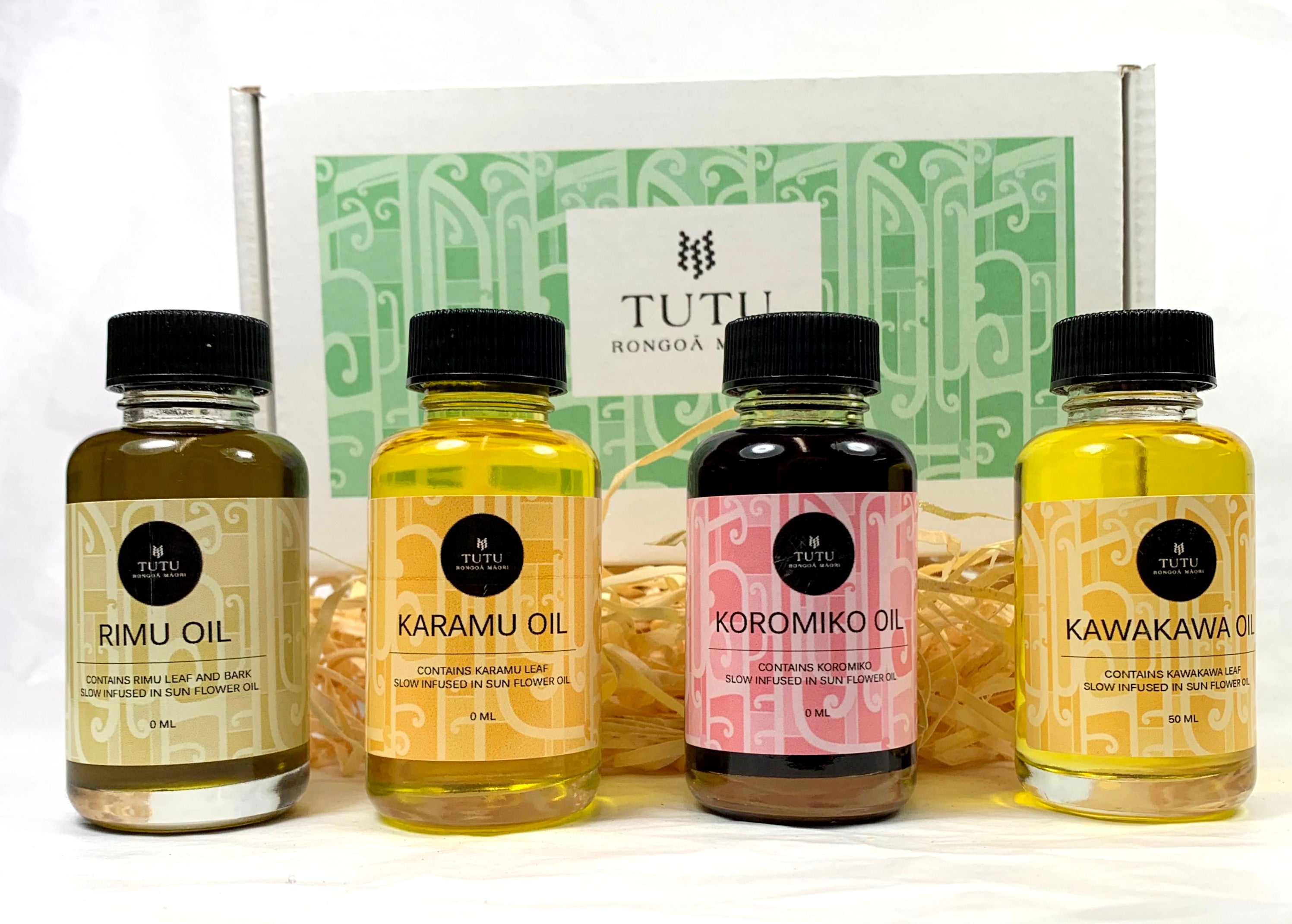 NATIVE MIRIMIRI OILS BOX SET – TUTU RONGOĀ MĀORI
