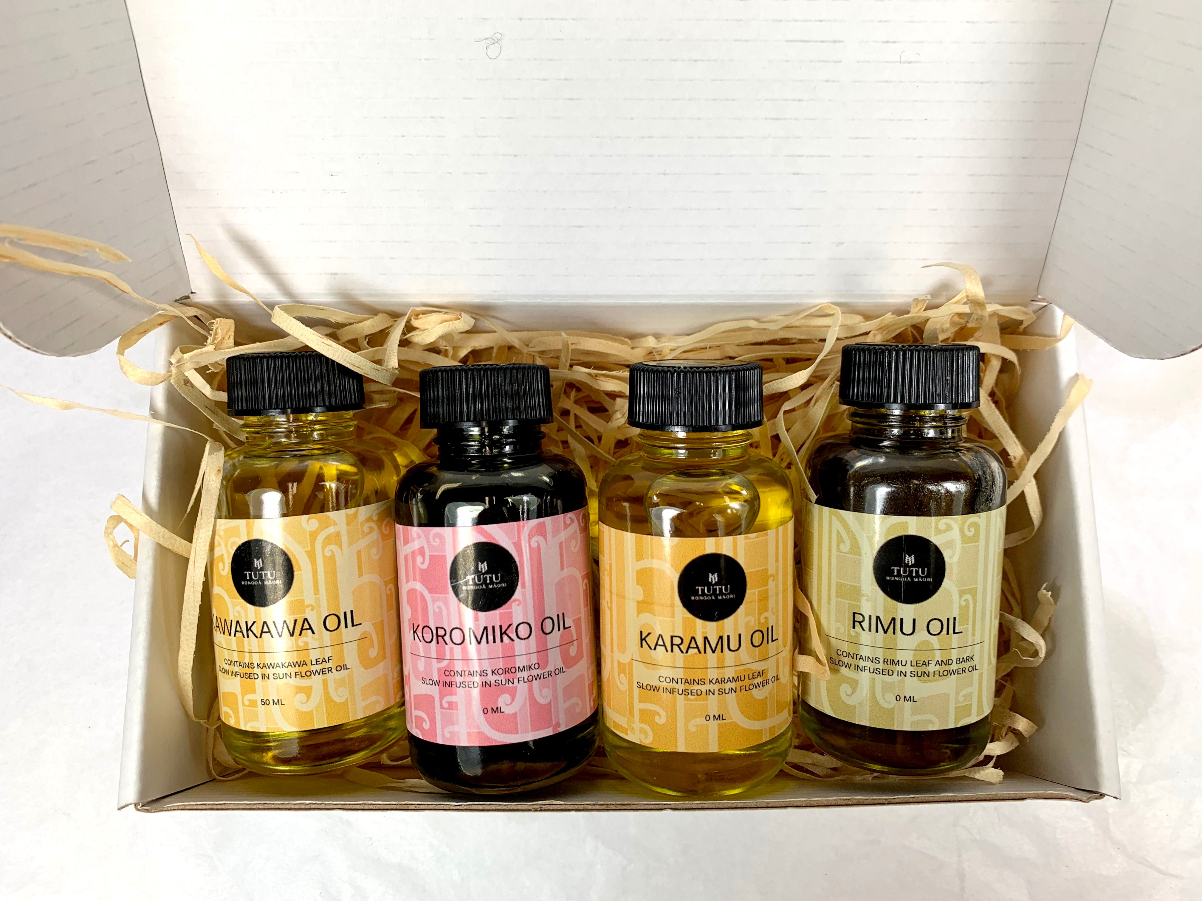 NATIVE MIRIMIRI OILS BOX SET – TUTU RONGOĀ MĀORI